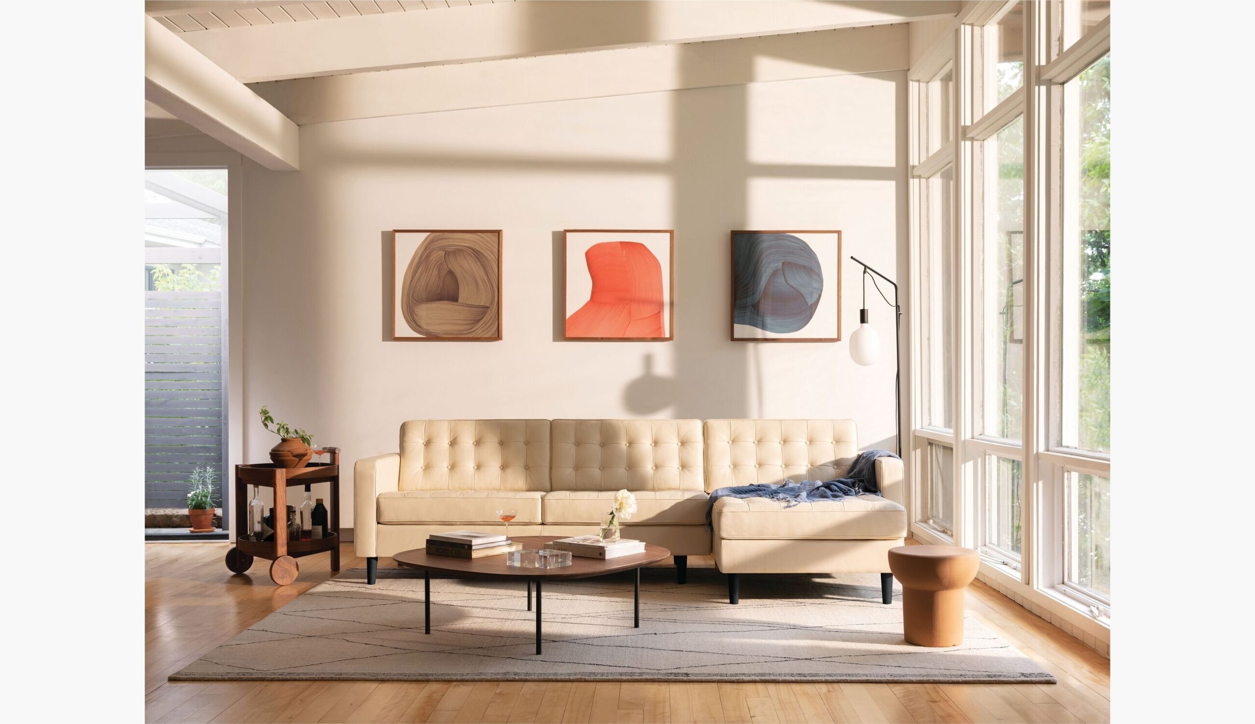 Reverie By EQ3 Right Hand Facing Chaise – Stacy Furniture & Design