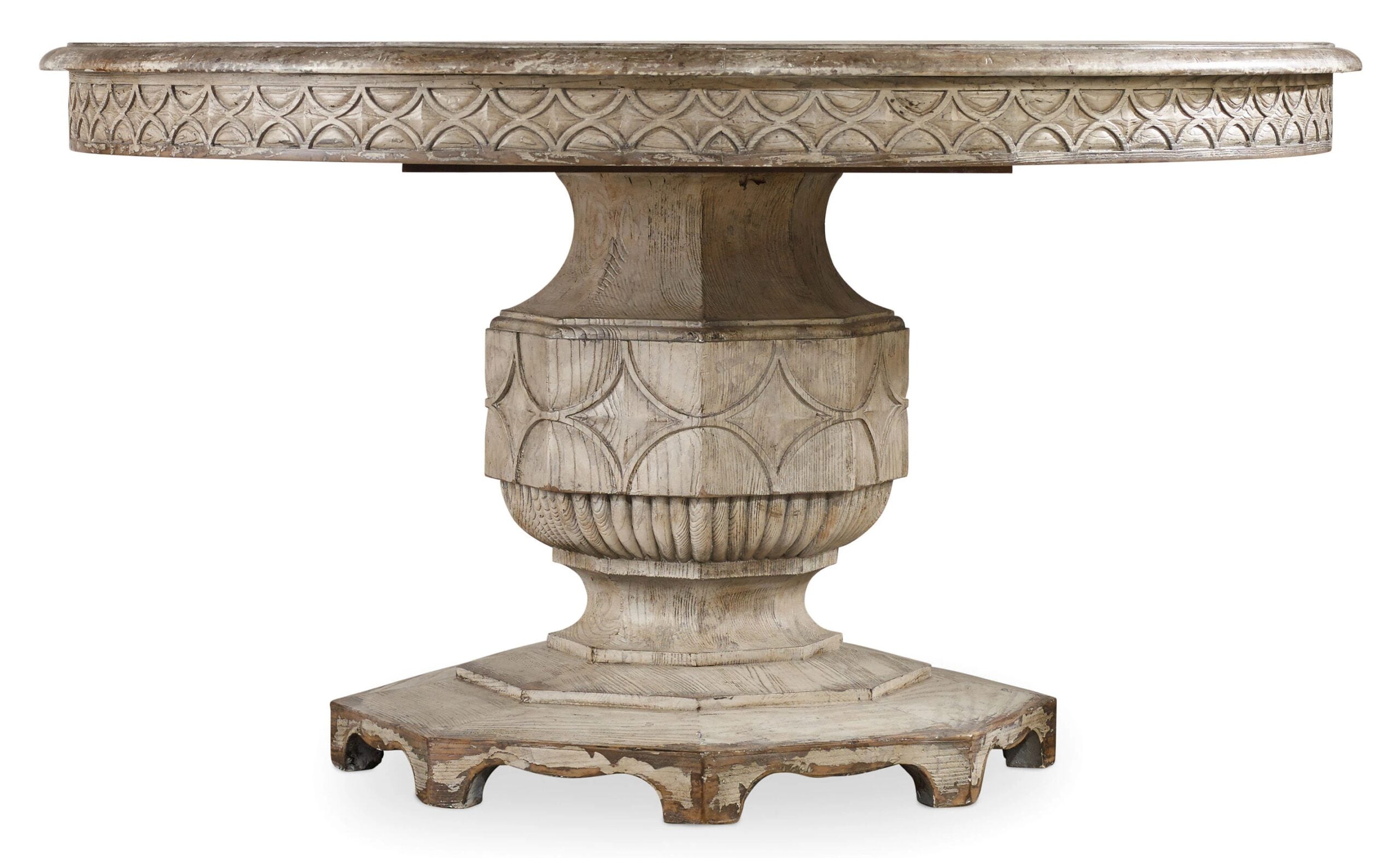 Chatelet Round Dining Table with One 20'' Leaf – Stacy Furniture & Design